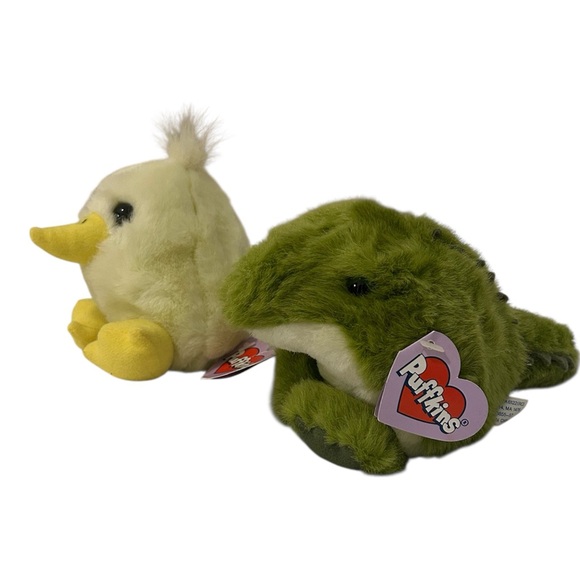 Swibco | Toys | Lot 2 Vintage 99s Puffkins Stuffed Animal Plush Albert ...